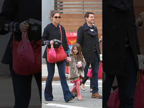 Tom Cruise & Katie Holmes with Suri β₯οΈ beautiful family