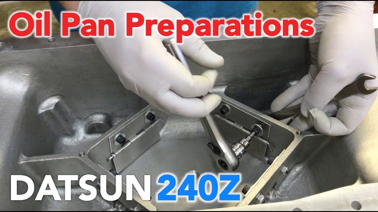 Oil Pan Baffles and Trap Doors - Datsun 240z Engine Build