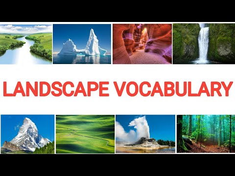 Landscape Vocabulary ll Different Landscapes Names In English With Pictures ll Geographical places