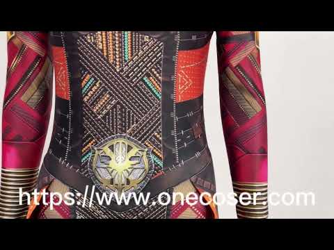 Black Panther：Wakanda Forever Dora Milaje Okoye Jumpsuit Cosplay Costume only $57