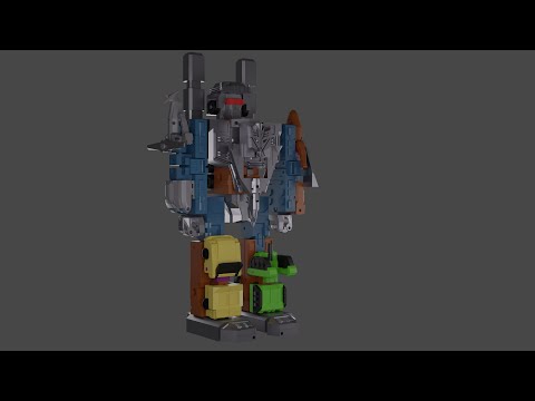 🚚 MEGACHAD - MICRO MASTER COMBINER・ 3D File for 3D printing・Cults