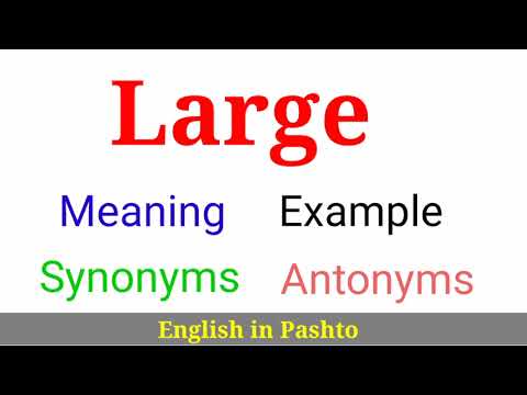 Large Meaning in Pasto