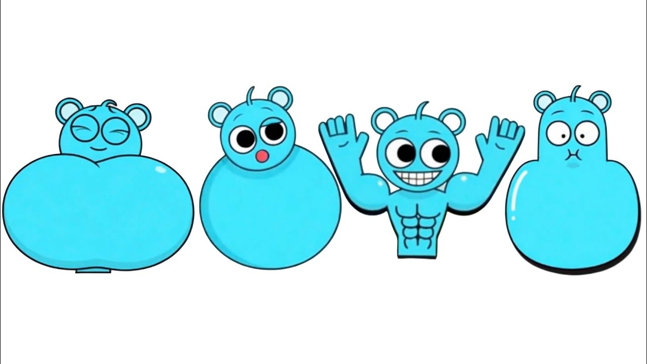 INCREDIBOX SPRUNKI MAKE THEM FAT. SKY INFLATION ANIMATION COMPILATION