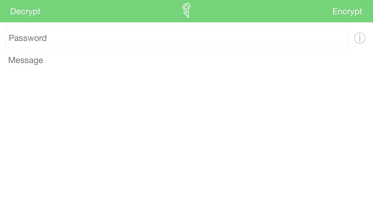 AES Crypto message encryption for Android, iOS and Web