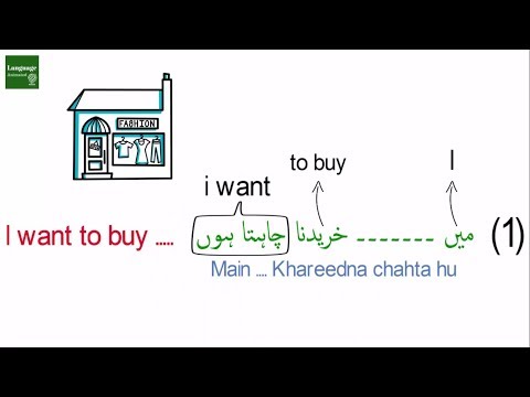 Learn Urdu Lesson 14 - Buying things phrases (Part 1)