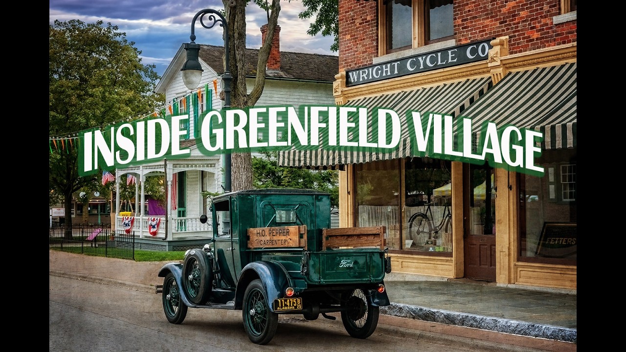 Henry Ford’s Greenfield Village: Edison’s Lab, Wright Brothers Shop & America’s Industrial Roots