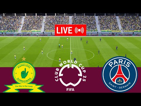MAMELODI SUNDOWNS vs PSG - FIFA Club World Cup 2025 Final Full Match || PES 21
