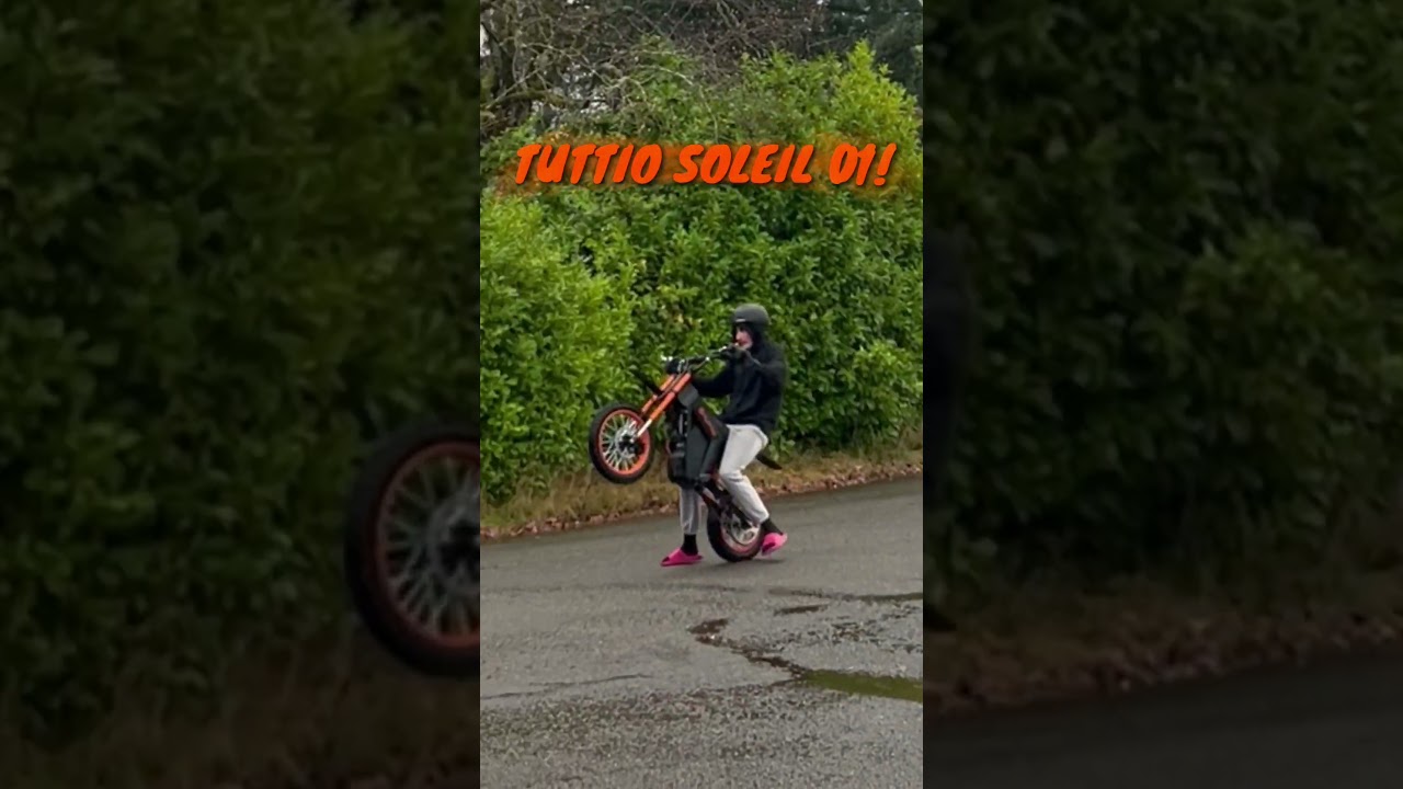 Tuttio Soleil 01 Wheelie! $1300 #tuttio #ebike #surron #wheelie #stunt