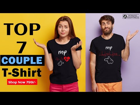 240+ Couple T shirt Design Ideas For 2019 | Matching Couple OutFits