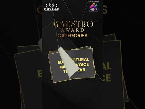 Maestro Award 2025: Your Stage Awaits! || D-arc BUILD