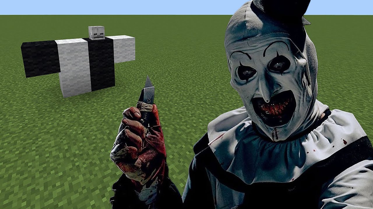 Art the Clown Terrifier Addon in Minecraft PE Bedrock