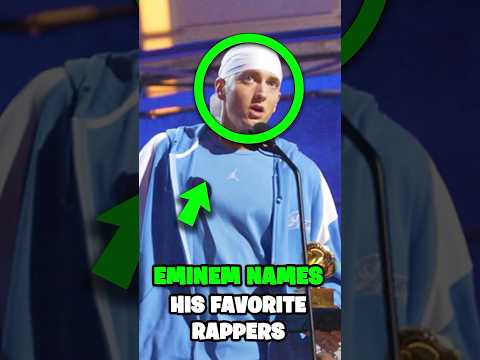 Eminem Names His FAVORITE RAPPERS π