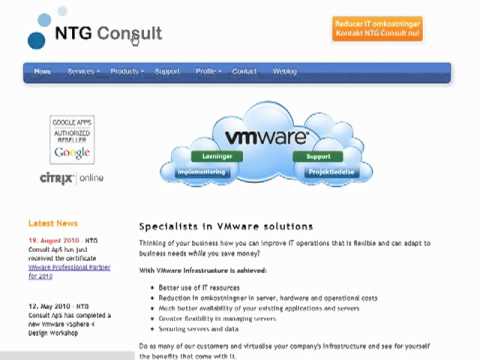 Website review #20 for NTG Consult