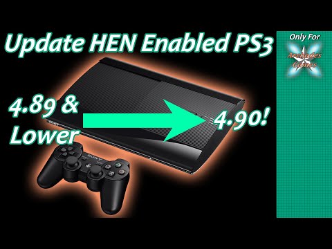 How To Update A HEN Enabled PlayStation 3 (PS3) From 4.89 Or Lower To 4.90!