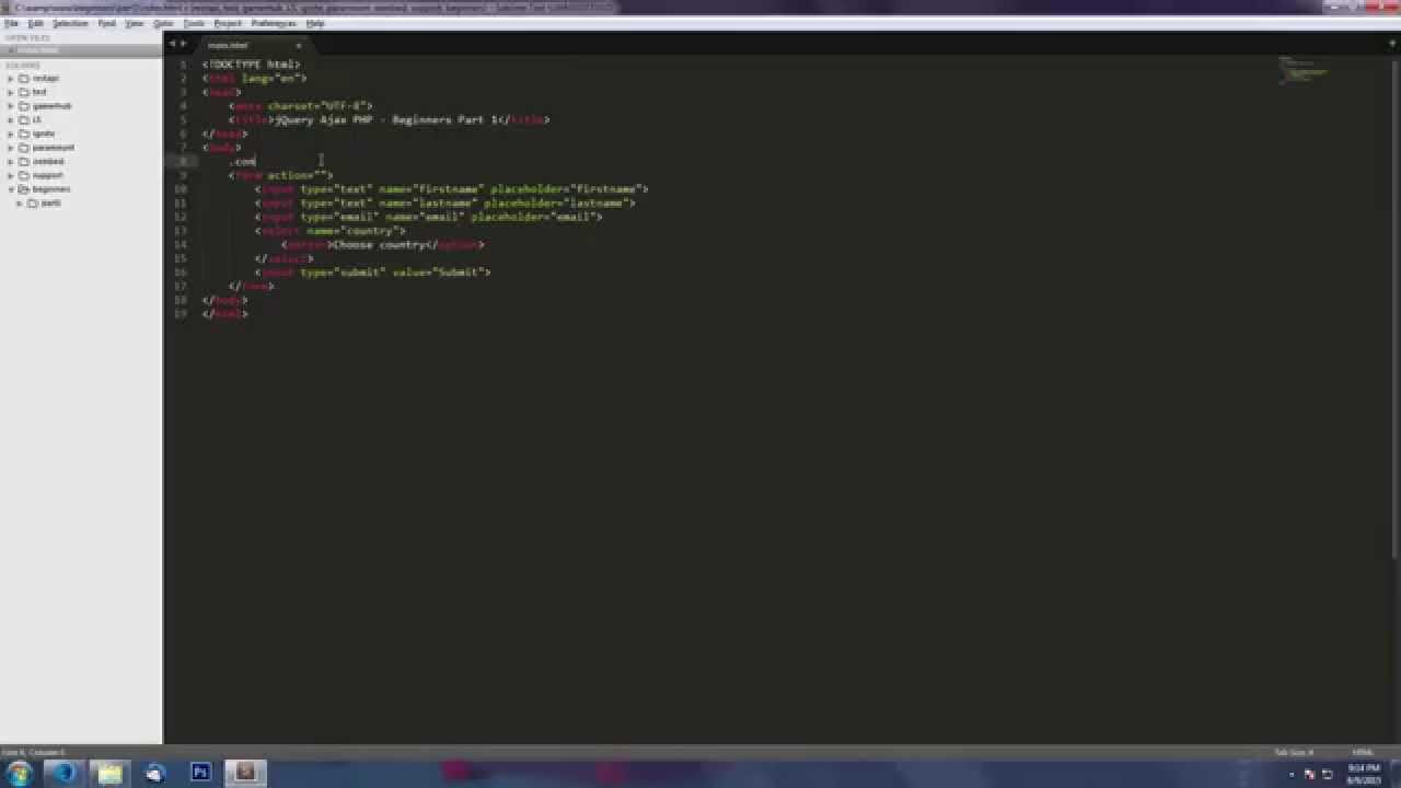 Basic form validation with jQuery