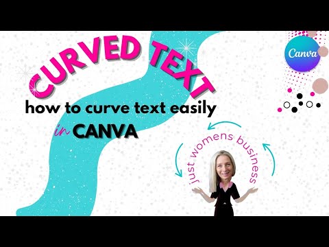 How to Curve Text in Canva | Easy Canva Tutorial for Beginners. Canva Tutorial