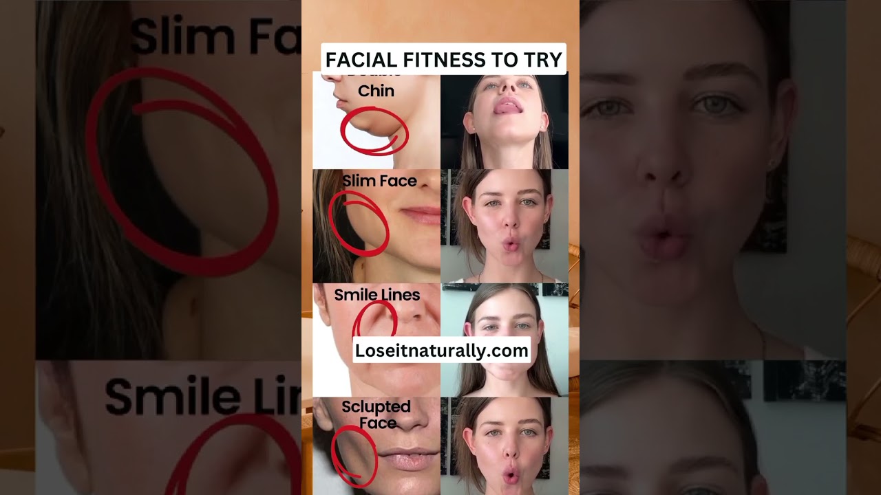 5-Minute Facial Fitness Workout for a Sculpted Look 💪✨
