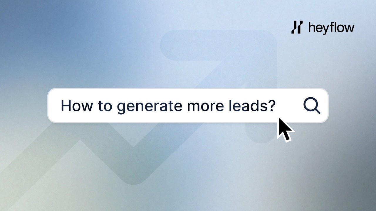 Introduction to Heyflow – How to create interactive forms, landing pages and lead funnels in minutes
