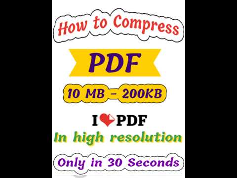 Compress Big size pdf in small size | In high Quality @sarkaribloom
