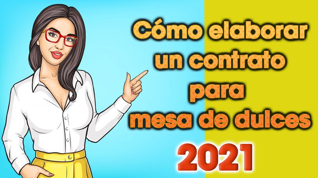 Cómo hacer un contrato para mesa de dulces