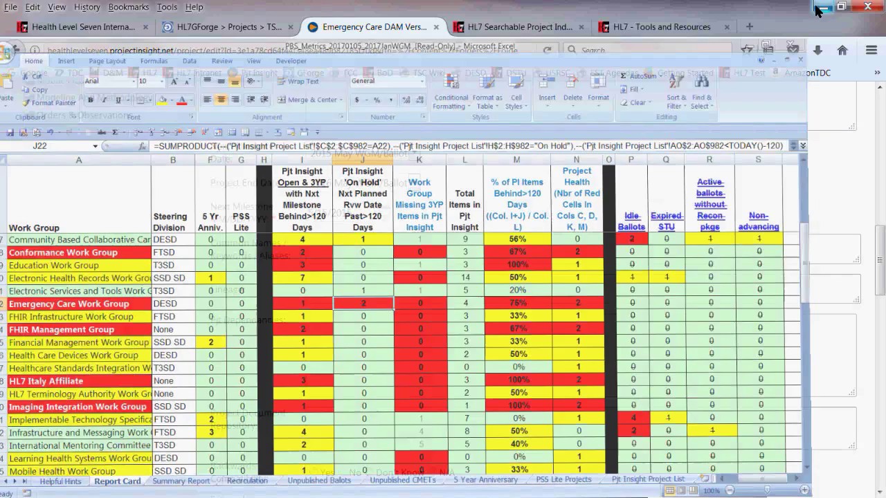 Updating Project Insight