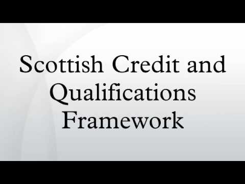 Scottish Credit and Qualifications Framework