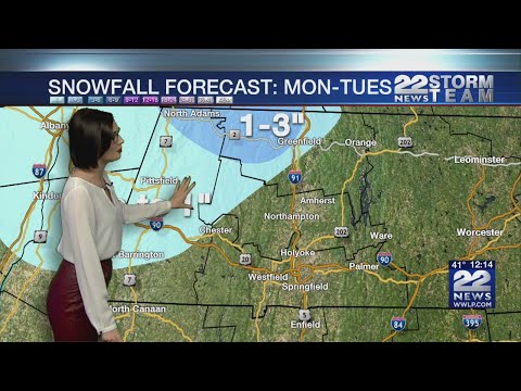 Rain and wintry mix Monday evening into Tuesday