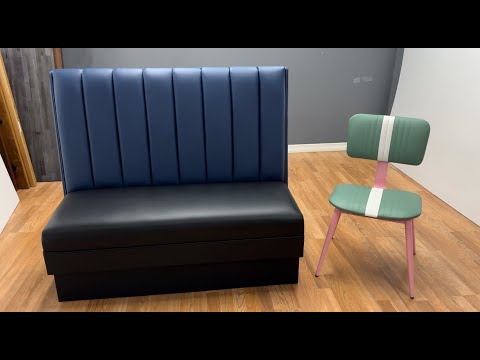 Complete your dining room with restaurant banquette booth seating, tables, chairs, and bases.
