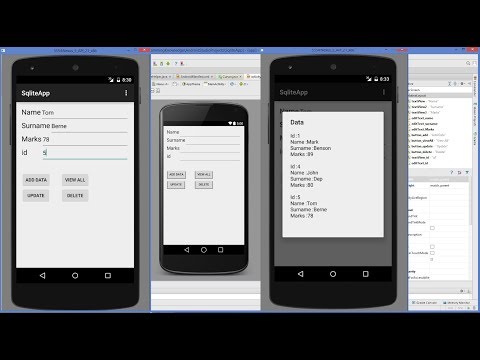 Learn Android SQLite Tutorial | Android CRUD Tutorial with SQLite Create Read Update Delete ...