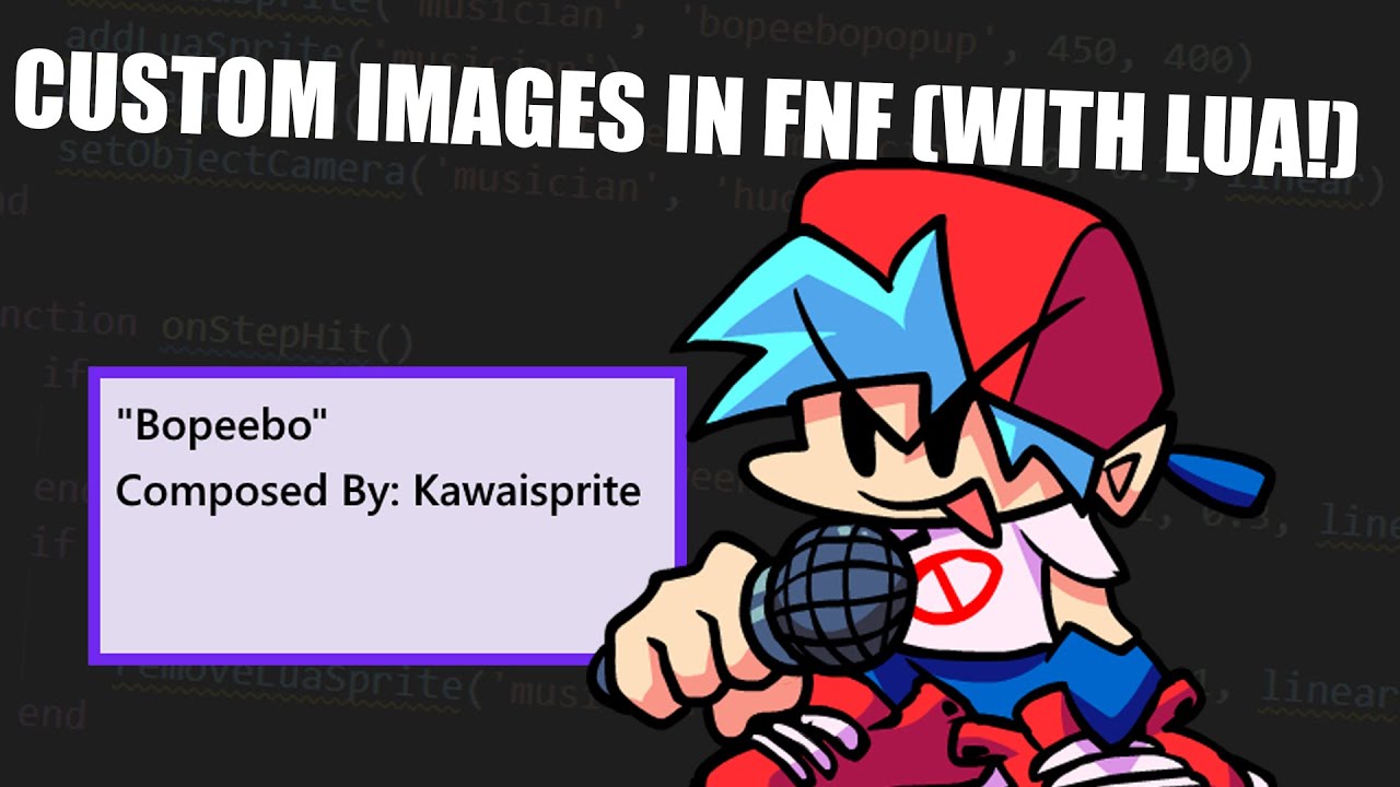 Making Custom Sprites! | FNF Psych Engine LUA #2