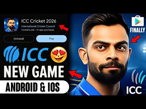 ICC Cricket 2026 Finally π₯ New Game PlayStore | Official Trailer π² Release Date? Android iOS