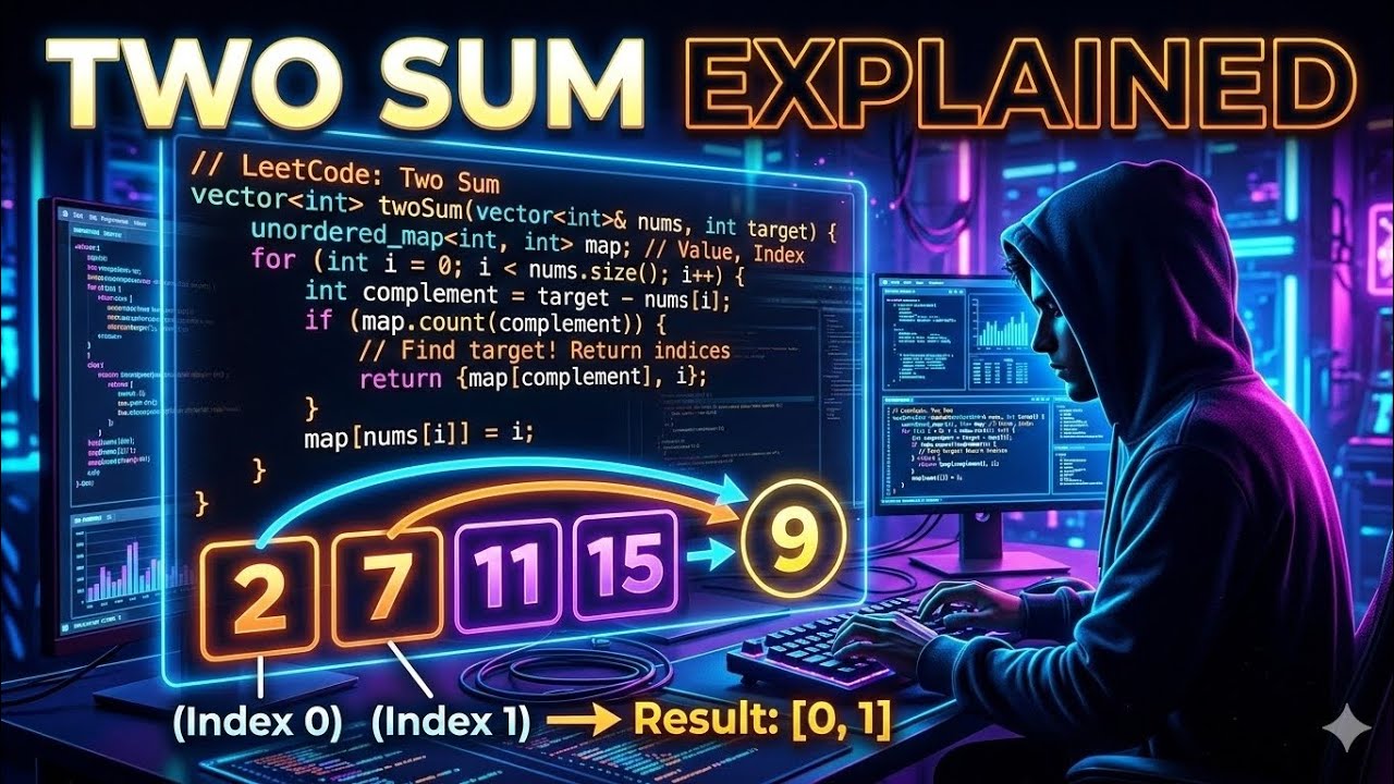 Two Sum Problem leetcode |Java | Most Asked DSA Interview Question Explained