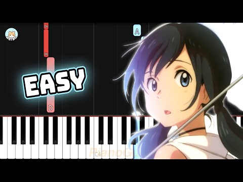 [full] Weathering With You OST -  "Is There Still Anything That Love Can Do?" - EASY Piano Tutorial