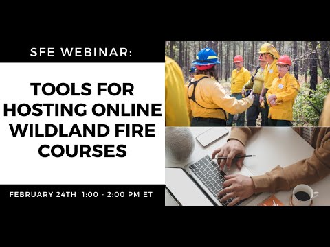 Tools for Hosting Online Fire Courses