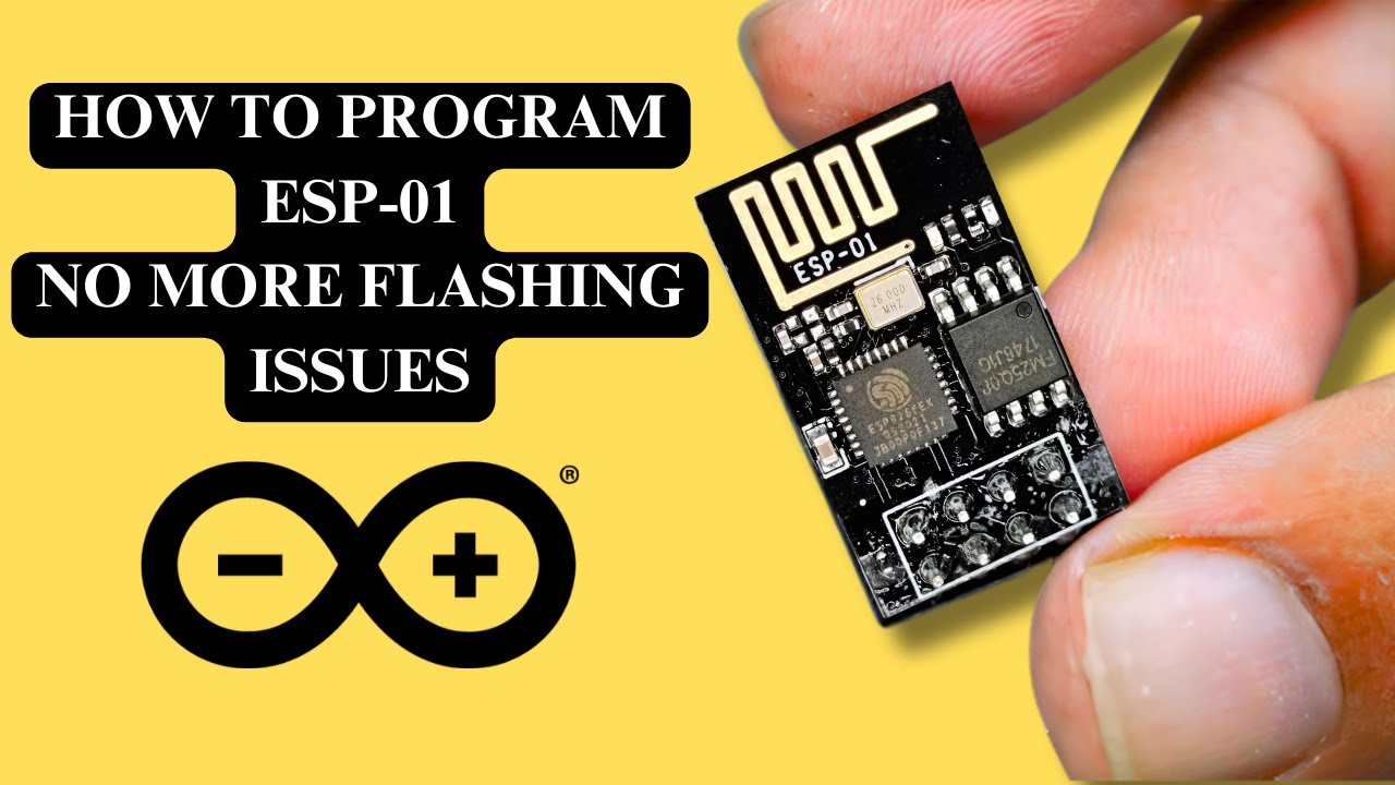 ESP01 Flashing Made EASY in 10 Minutes!