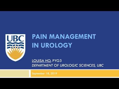 Pain Management in Urology