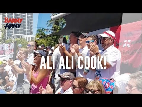 "Ali Ali Cook!" - The Barmy Army Congratulate Alastair Cook On 150 Consecutive Tests | Ashes 2017-18