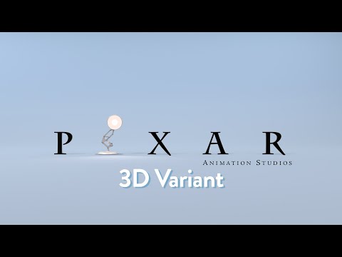 Pixar Animation Studios (2019) Logo Remake (3D variant - 2020-present) (January 2022 Update)