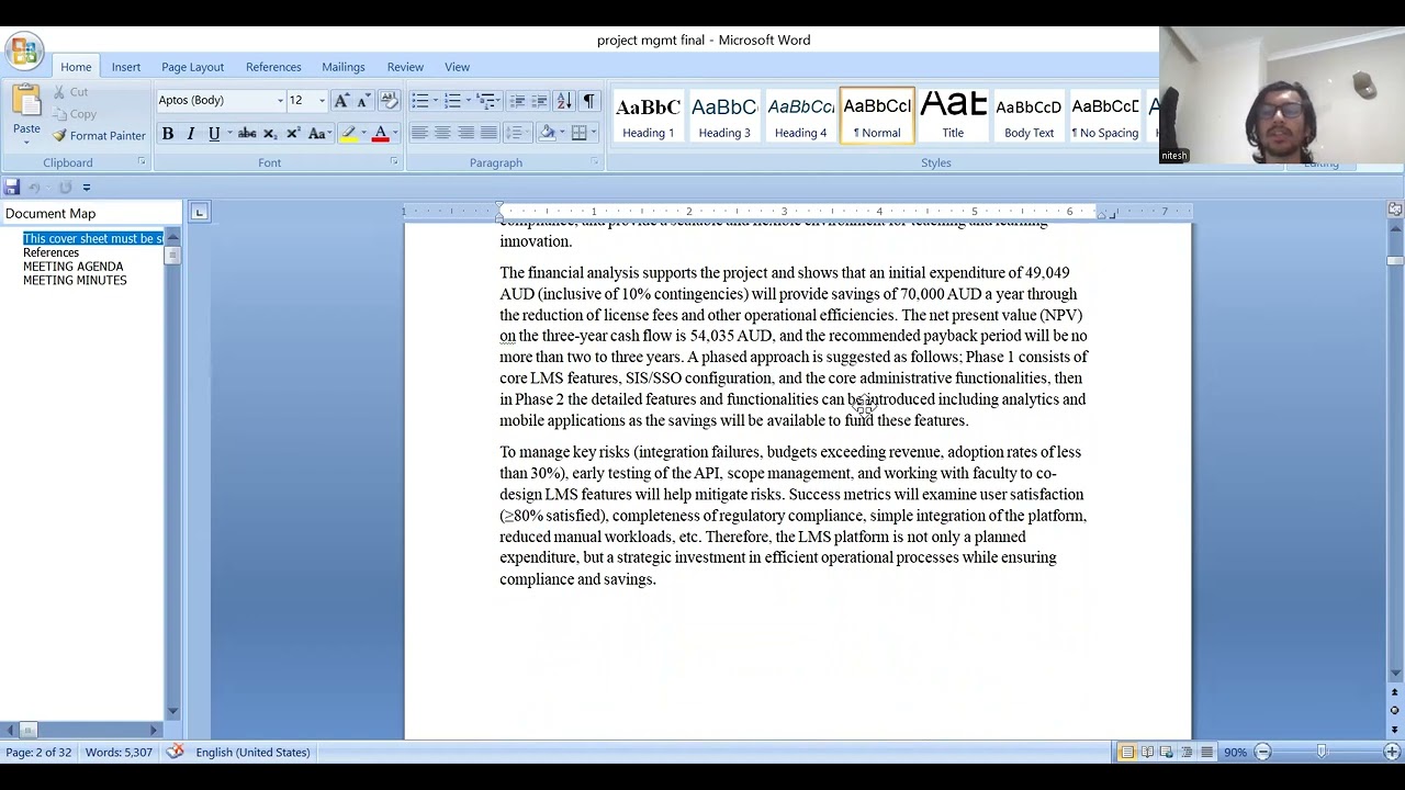 Custom LMS assignment