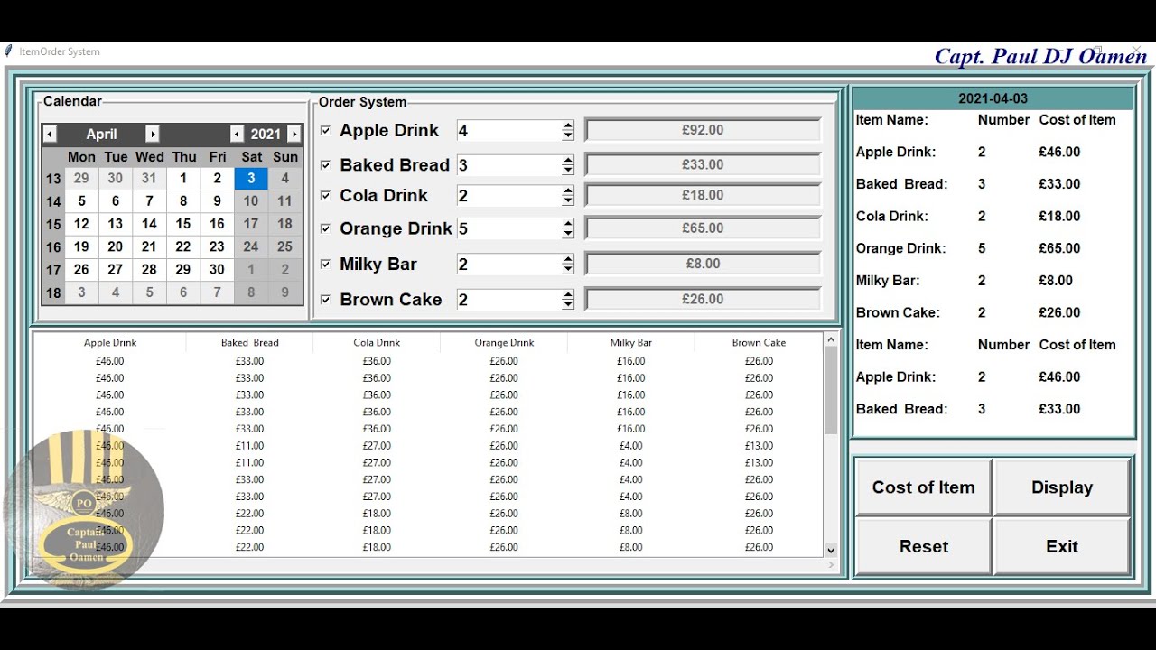 How to Create a Billing System with MySQL Database in Python - Full Tutorial