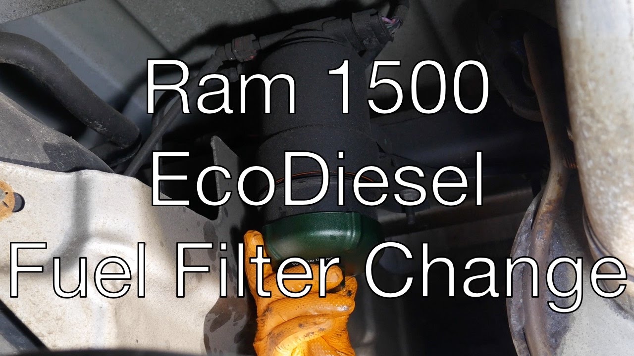 Ram 1500 EcoDiesel Fuel Filter Change