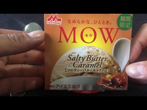 Japanese Munchies - Morinaga Mow Ice Cream: Salty Butter Caramel