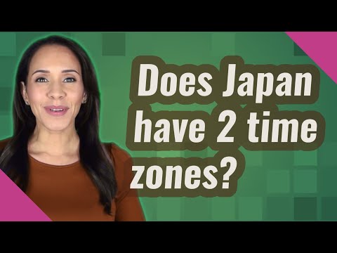 Does Japan have 2 time zones?