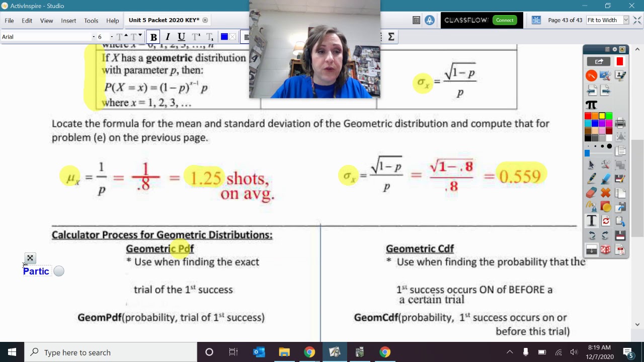 Geometric Probability NOTES Lecture Video