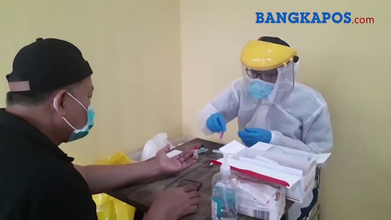 Suasana Rapid Test di Lab Klinik Kimia Farma Dekat Bandara Depati Amir Pangkalpinang