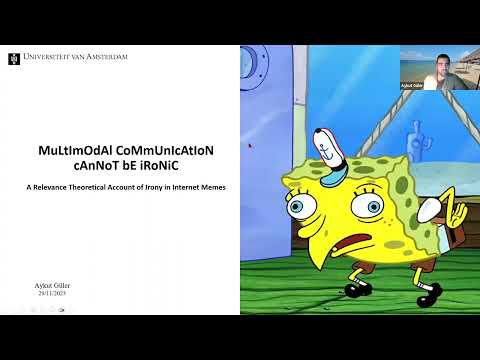 Aykut Gkiouler (Amsterdam). MuLtImOdAl coMmUnIcAtIoN cAnNoT bE iRoNiC ...