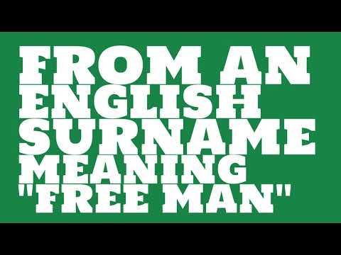 What is the origin of the name Freeman?