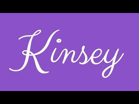 Learn how to Sign the Name Kinsey Stylishly in Cursive Writing