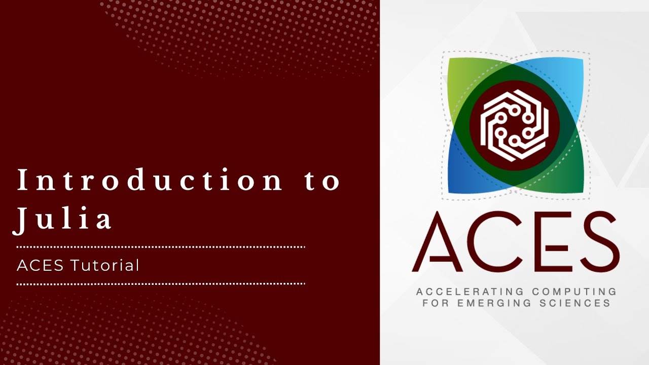 ACES: Introduction to Julia (Spring 2024)
