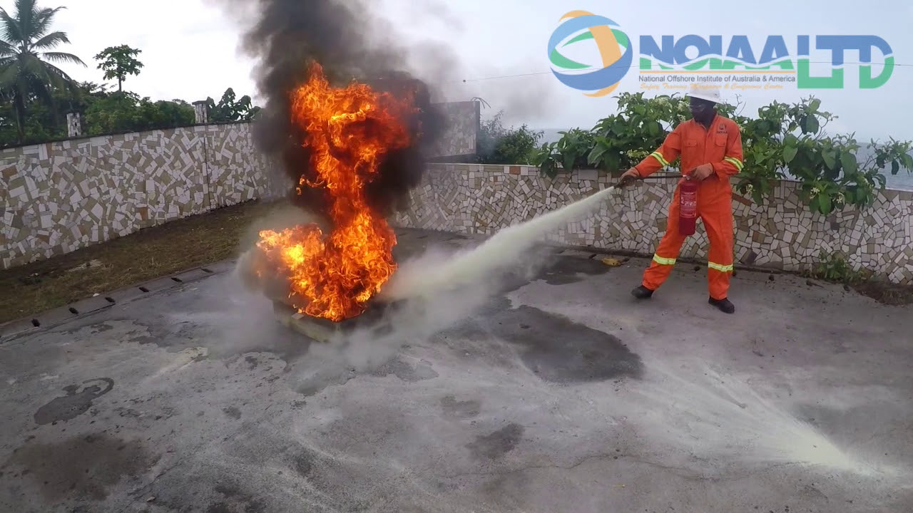 Demonstration of Basic Fire Fighting Skills